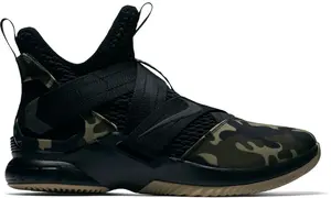 Nike Lebron Soldier Camo Sneakers - Black/hazel Rushone-colorblack