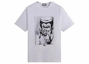 Kith X Marvel Xmen Anatomy Vintage Tee Shirt - White Ph