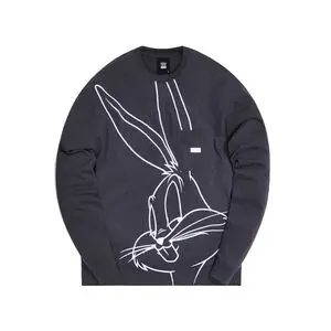 Kith X Looney Tunes Bugs Long Sleeve Pocket Quinn Tee Shirt Shark