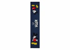 Kith X Disney Mickey & Friends Knitted Mickey Scarf - Nocturnal Heather