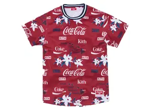 Kith X Cocacola X Mitchell & Ness Bp Hawaii Jersey - Red