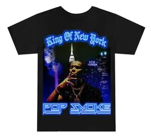 POP SMOKE King Of New York T-shirt - Black