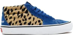 VANS Sk8mid Supreme Velvet Leopard Sneakers