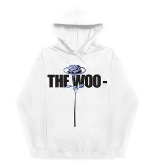 POP SMOKE X Vlone The Woo Hoodie - White