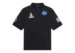Balenciaga Nasa Space Patch Polo Shirt