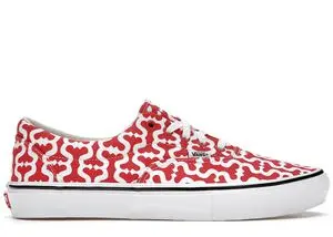 VANS Skate Era Supreme Monogram Sneakers - Red/white