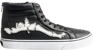 VANS Sk8-hi Reissue Zip Sneakers - Black/white