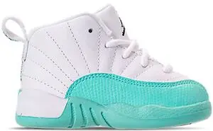 JORDAN 12 Retro Sneakers - White/black/light Aqua