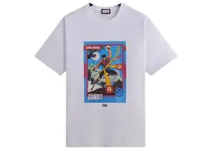 Kith X Marvel Xmen Gambit Card Vintage Tee Shirt White Ph