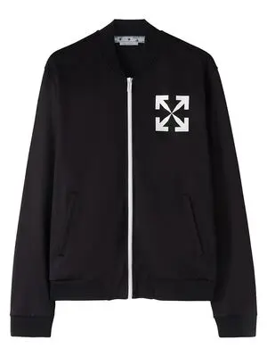 Off-White Slim Track Top - Black/white