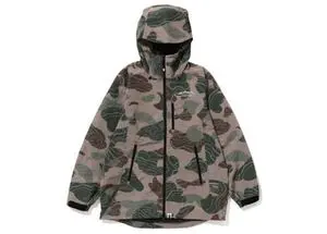 A BATHING APE Camo Shell Jacket - Beige