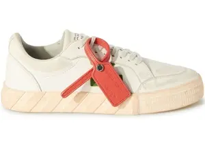 Off-White Off Vulcanized Low Top Sneakers - White/green