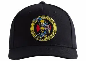 Kith X Marvel X-men Wolverine Snapback Hat - Black Ph
