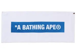 A BATHING APE Summer Premium Towel - White