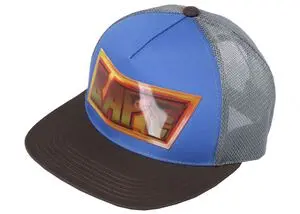 A BATHING APE Lenticular Emblem Mesh Cap - Blue