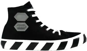 Off-White Vulcanized Hi-top Sneakers - Black/white