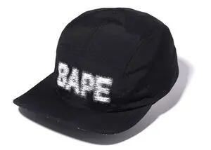 A BATHING APE Logo Jet Cap - Black