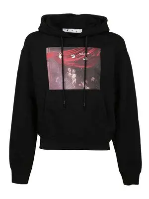 Off-White Spray Caravaggio Hoodie - Black