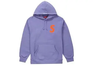 Supreme S Logo Hooded Sweatshirt - Light Violet