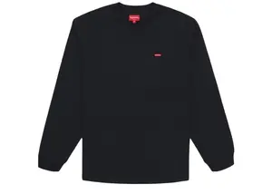 Supreme Small Box Long Sleeve Long Sleeve Tee Shirt Navy