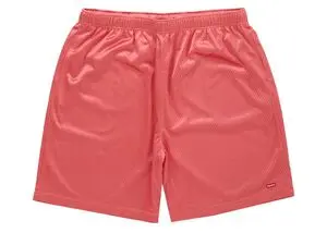 Supreme Small Box Baggy Mesh Short - Coral