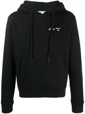 Off-White Swimming Logo Hoodie - Black