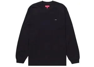 Supreme Small Box Long Sleeve Tee Shirt - Black