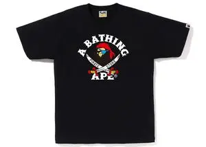 A BATHING APE Ape Pirate Tee Shirt - Black