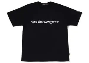 BAPE Mr. Bathing Ape Golf Wide Fit Tee Shirt - Black