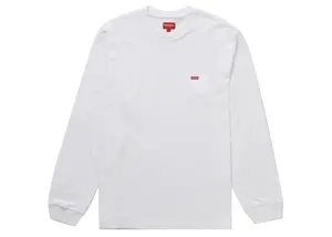 Supreme Small Box Long Sleeve Tee Shirt - White