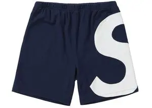Supreme Logo Short - Navy Blue