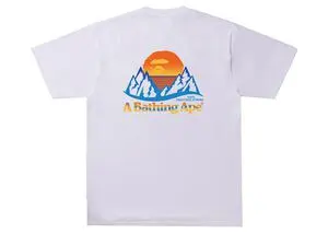 A BATHING APE Mountain Tee Shirt - White