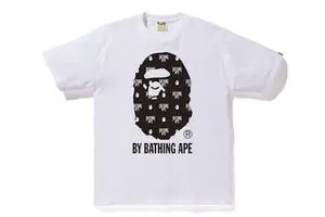 BAPE Monogram By Bathing Tee Shirt White/black