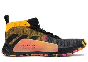 Adidas Dame 5 Sneakers - Core Black/shock Pink