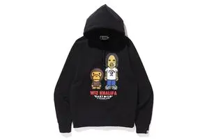 A BATHING APE Baby Milo X Wiz Khalifa Pullover Hoodie - Black