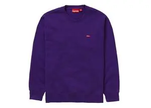Supreme Small Box Crewneck Sweatshirt - Purple
