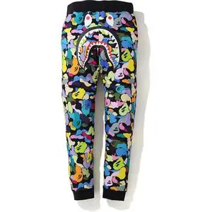 A BATHING APE Camo Shark Slim Sweatpant