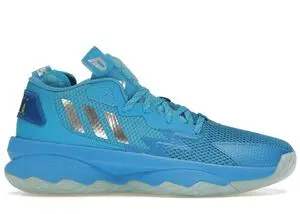 Adidas Dame Young Dolla Sneakers - Signal Cyan/silver Metallic/shock Cyan