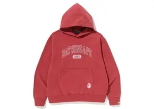 A BATHING APE Batihng Ape Relaxed Fit Pullover Hoodie - Red