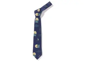 A BATHING APE Mr. Bathing Ape Neck Tie Navy Blue
