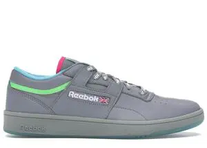REEBOK Club Workout Sneakers - Grey/neon Green/neon Blue