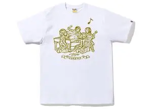 A BATHING APE Archive Graphic #3 Tee Shirt - White