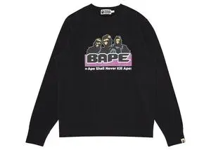 BAPE Archive Ape Shall Never Kill Ape Crewneck Sweatshirt