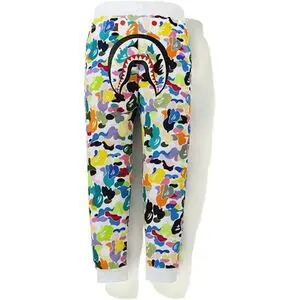 A BATHING APE Camo Shark Slim Sweatpant
