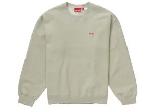 Supreme Small Box Crewneck Sweatshirt - Heather Mint