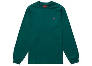 Supreme Small Box Long Sleeve Tee Shirt - Teal