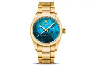BAPE Type 7 Bapex Watch - Gold/blue