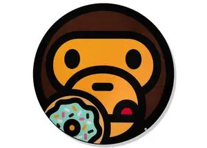 A BATHING APE Baby Milo Beach Towel