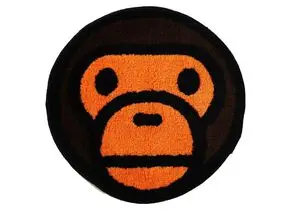 A BATHING APE Baby Milo Rug Mat - Brown