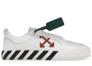Off-White Off Vulc Low Canvas Arrow Sneakers - White/red/black